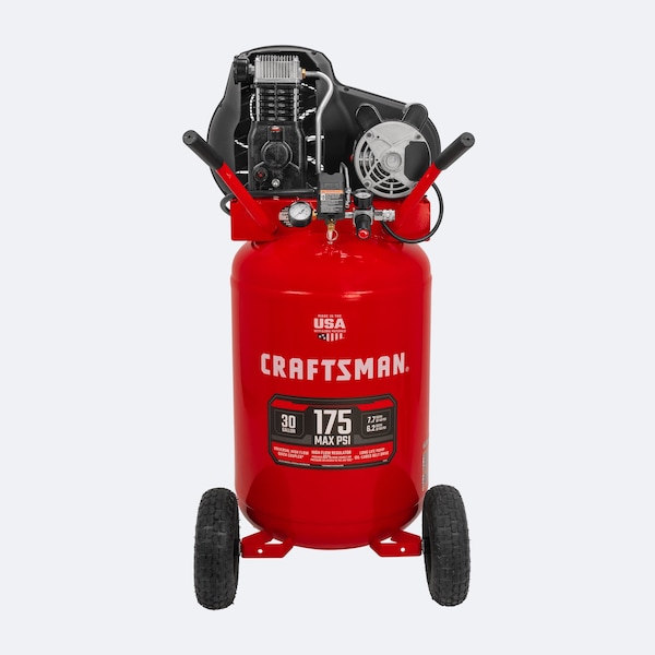 Craftsman 30 Gallon Portable 175 Psi Vertical Air Compressor CMXECXM301.COM Zoro